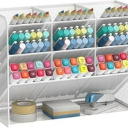 INTIGE Desktop Organizers, 5 Vertical Compartments, Metal Mesh, Large ...