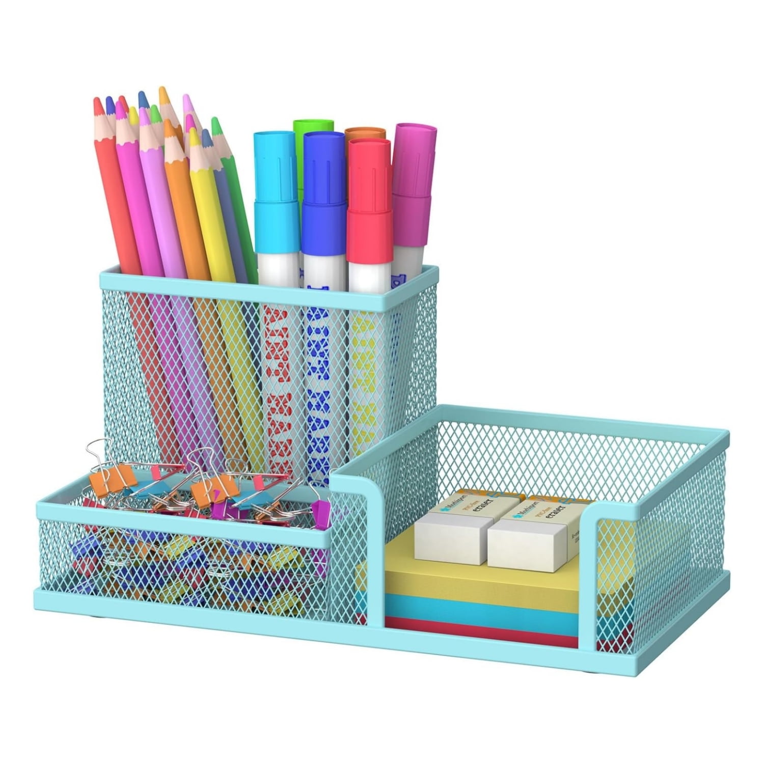 INTIGE Mesh Pen Holder Desk Organizer, Office Supplies Pencil Storage ...
