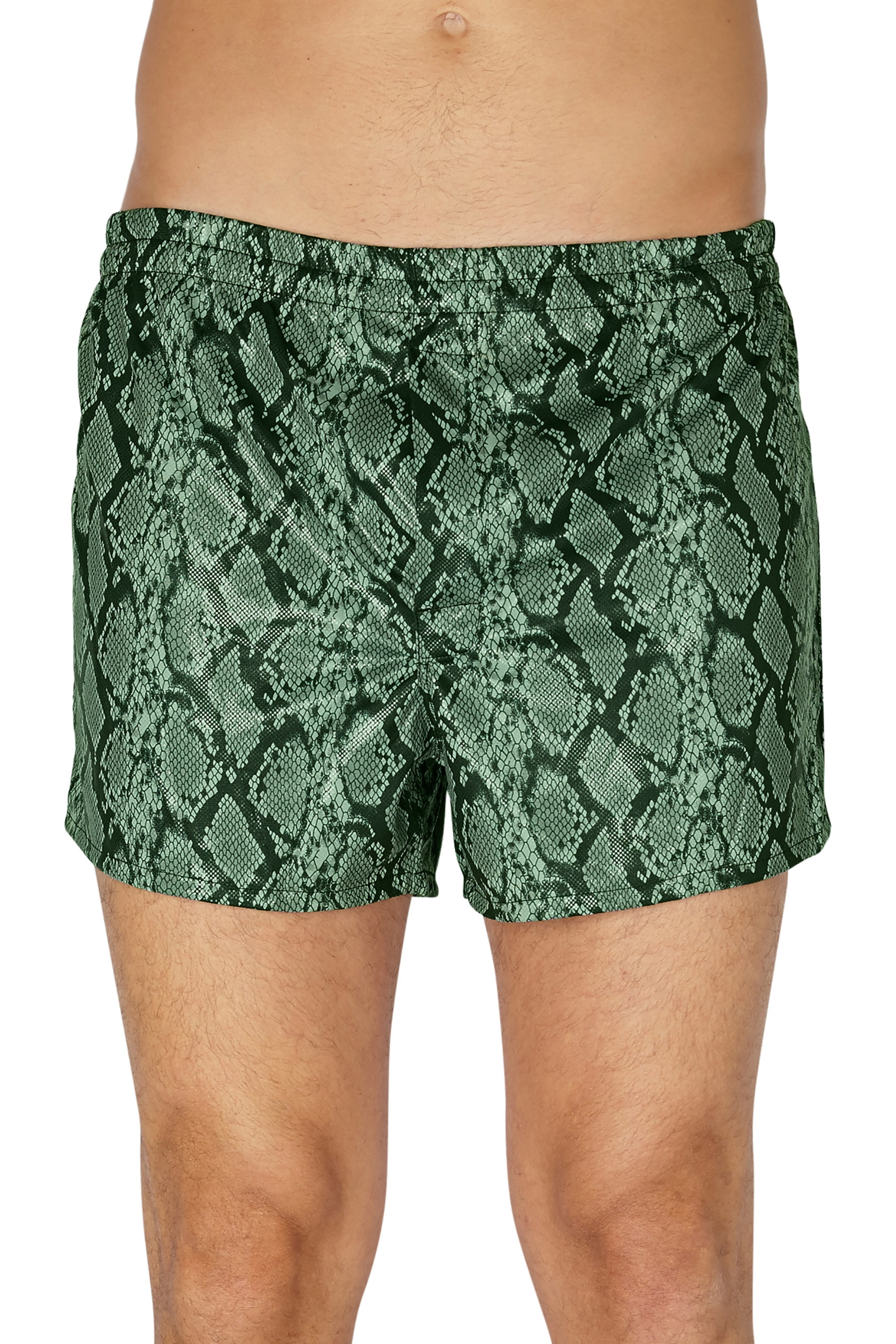 INTIMO Mens Snake Print Boxer Underwear - Walmart.com
