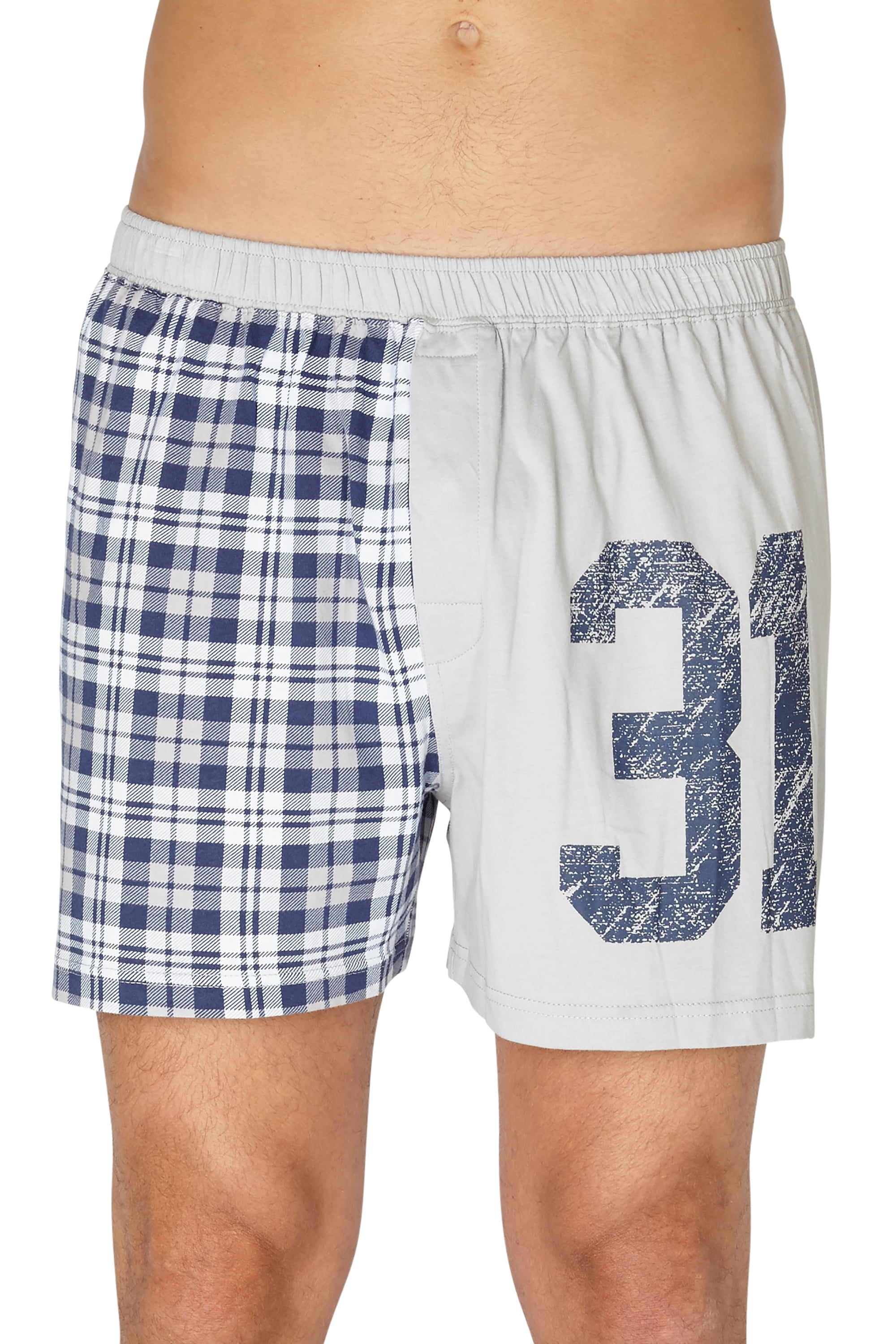 INTIMO Mens Team Boxers Cotton Underwear - Walmart.com