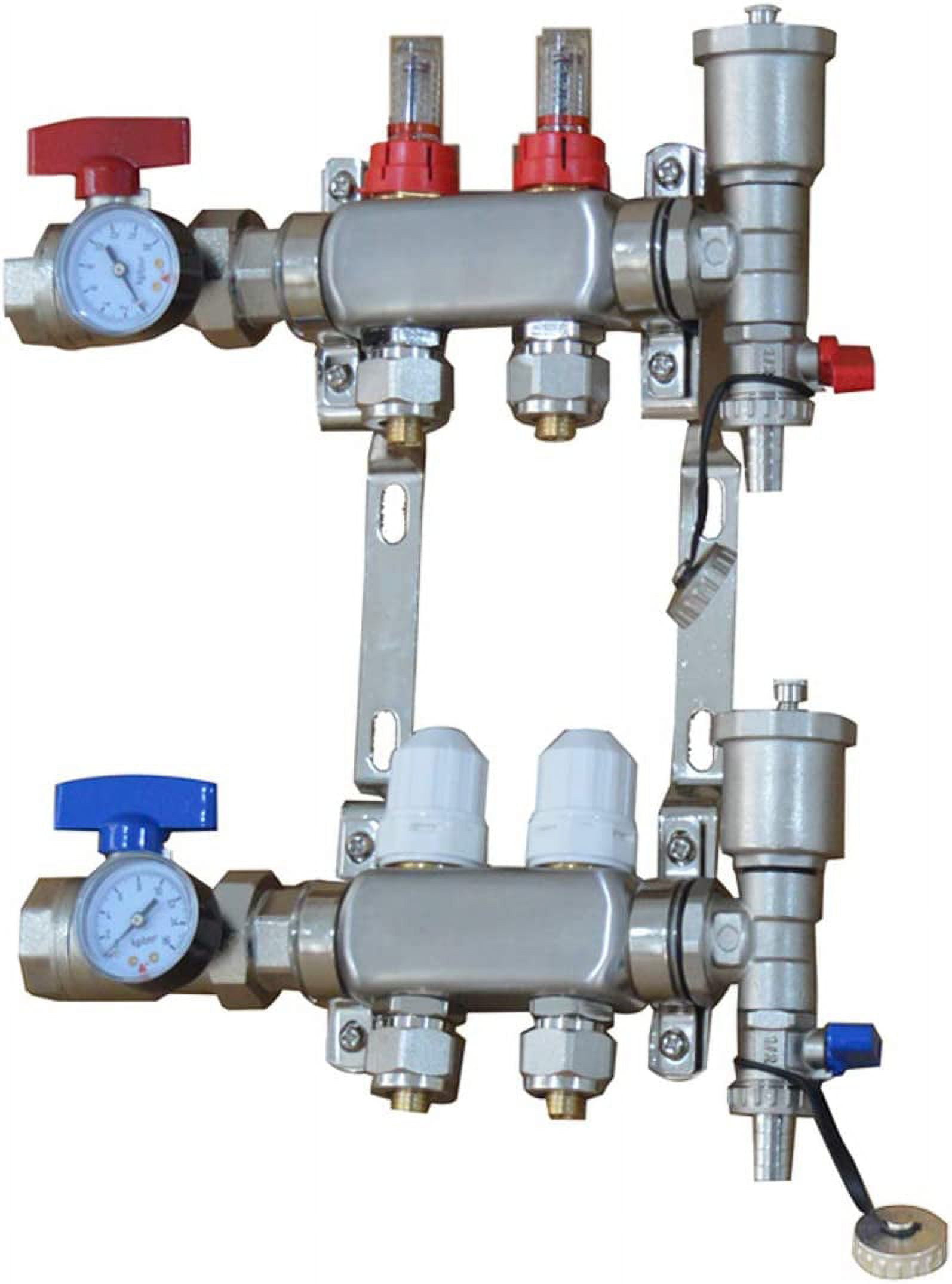 INTSUPERMAI 1/2" Radiant PEX Floor Heating Manifold Set Water ...
