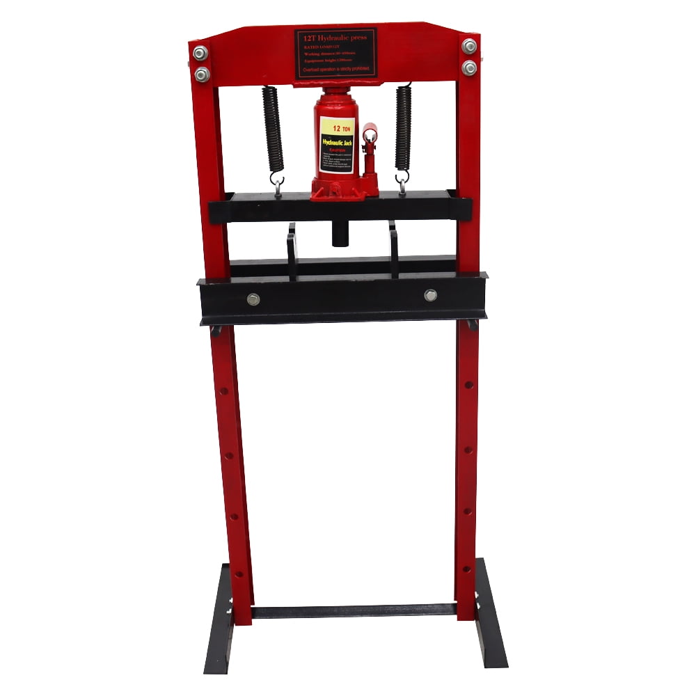 INTSUPERMAI 12 Ton Hydraulic Shop Press Jack Stand H-frame - Walmart.com