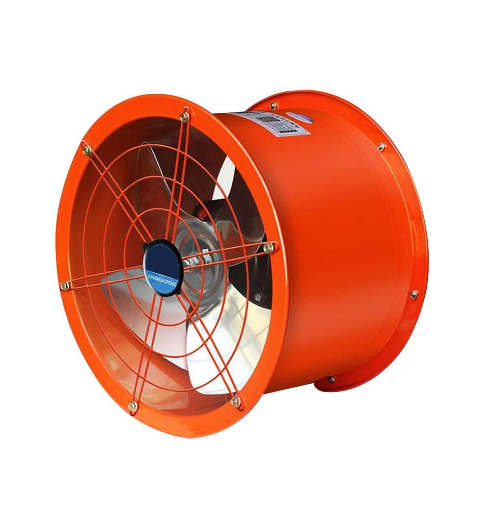 INTSUPERMAI 12inch Axial Fan Cylinder Pipe Fan Wall Mounted Utility ...