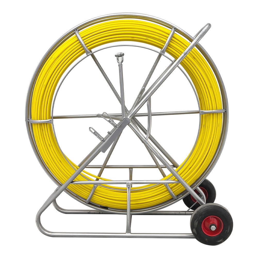 INTSUPERMAI 12mm 820ft Fish Tape Fiberglass Wire Cable Running Rod Duct ...