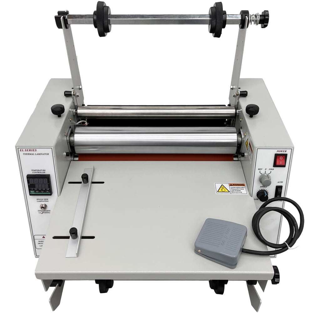 INTSUPERMAI 14In Steel Roller Laminator Hot Thermal and Cold Laminating ...