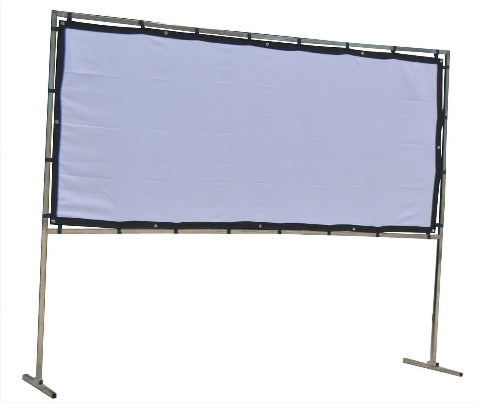 INTSUPERMAI 150in Portable Projector Screen with Stand Outdoor Movies ...
