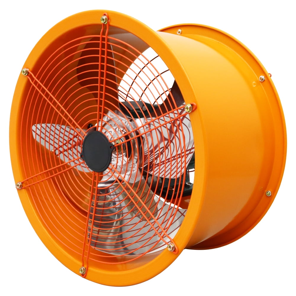 INTSUPERMAI 16 inch Tube Axial Duct Fan Cylinder Pipe Fan 220V Wall ...