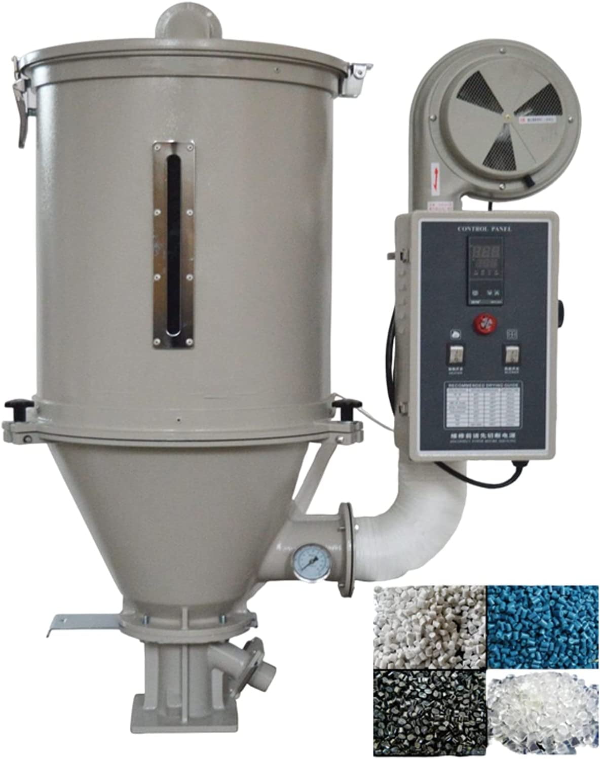 INTSUPERMAI 25kg Plastic Hopper Dryer Auto Loader Drying Machine 220V ...