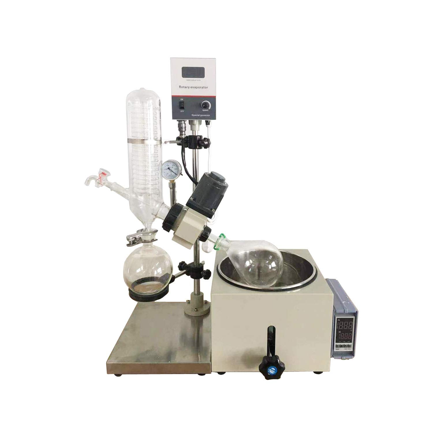 INTSUPERMAI 2L Rotary Evaporator Distillation Instrument for Lab ...