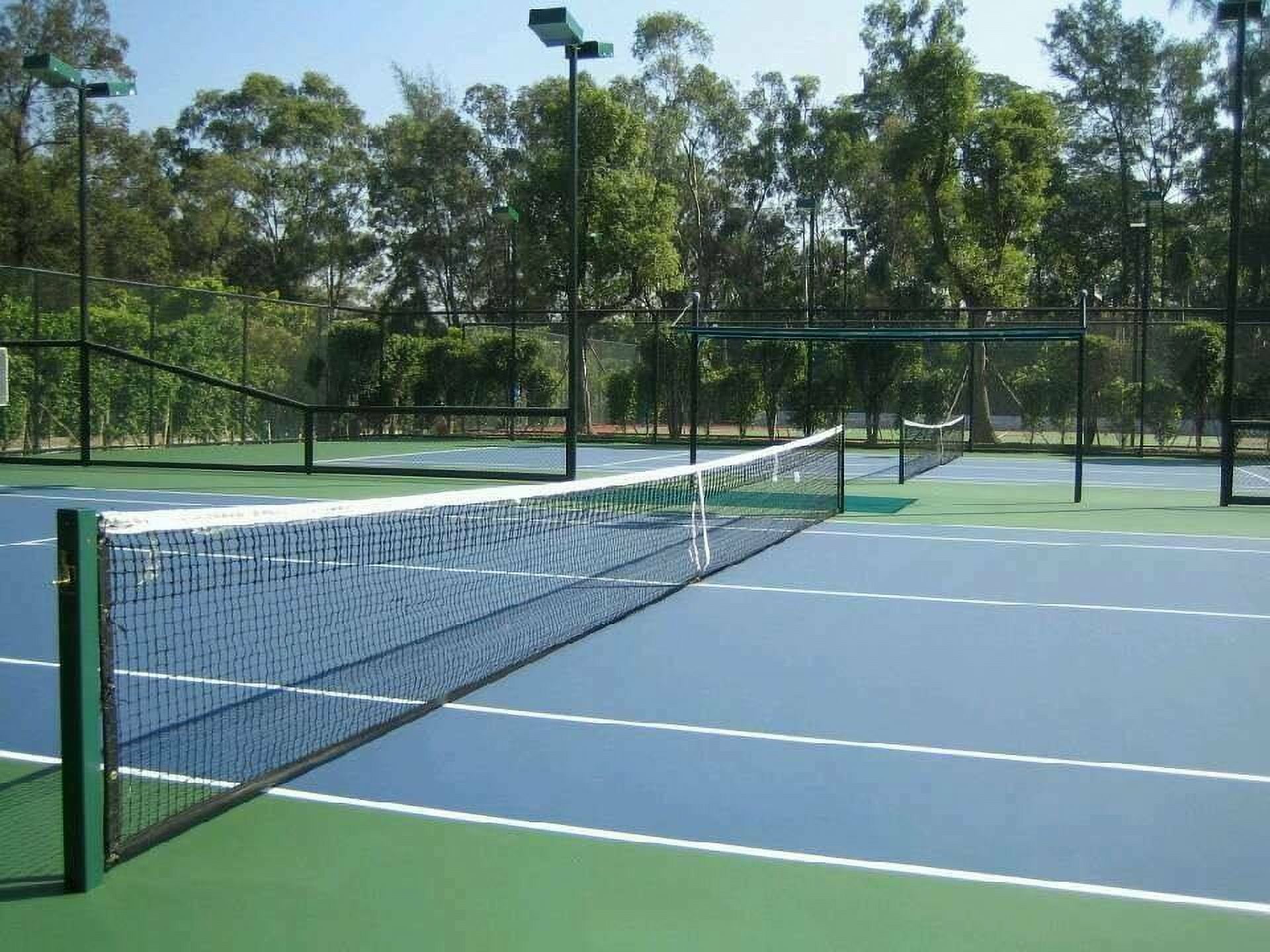INTSUPERMAI 42ft (12.8m*108cm) Tennis Net Tennis & Racquet Sports Drop ...