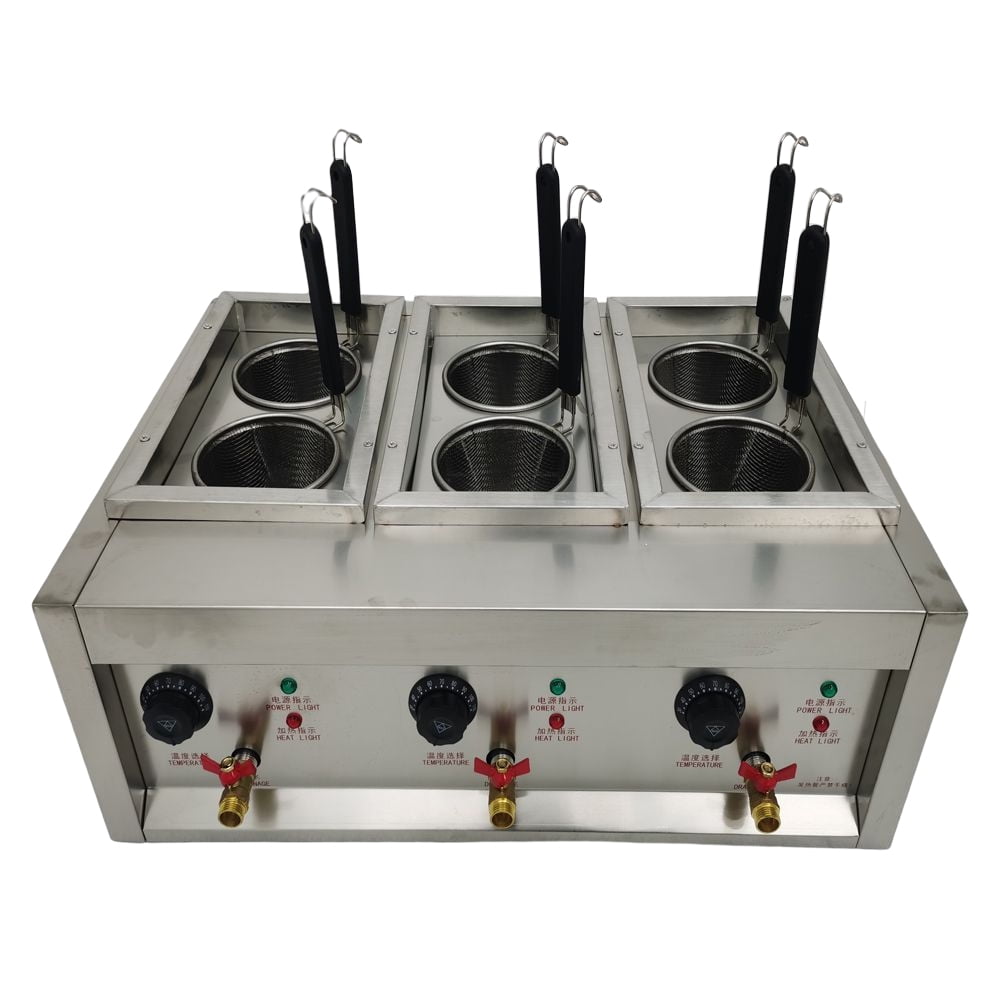 INTSUPERMAI 6 Holes Spaghetti Ramen Cooking Machine Tabletop Noodle ...