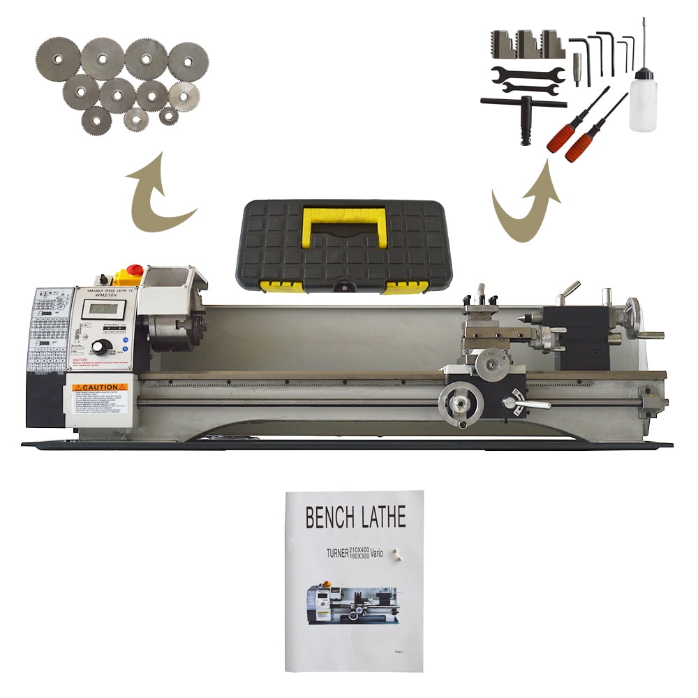 INTSUPERMAI 8 x 32 Inch Precision Mini Metal Lathe Micro Milling Bench ...