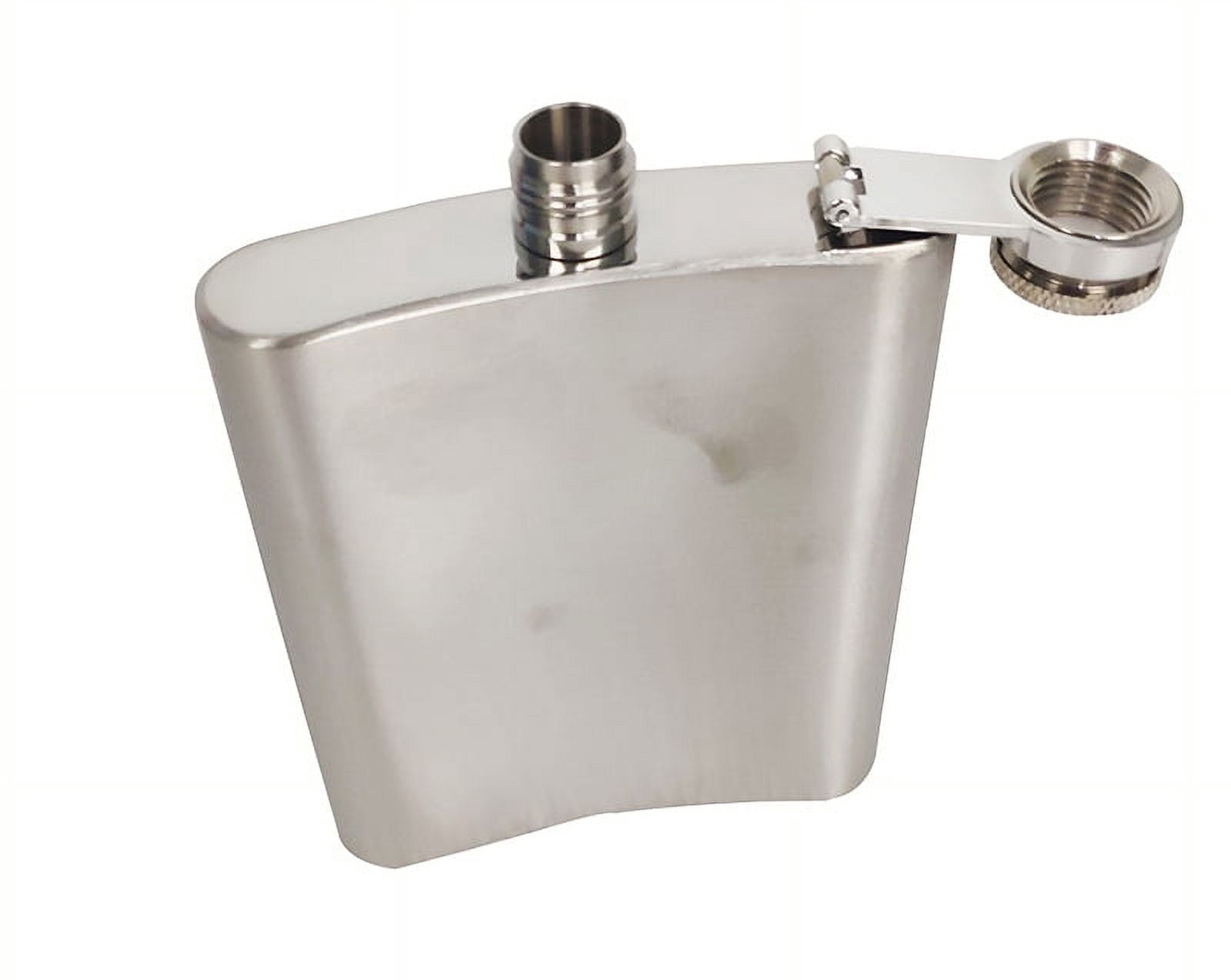 INTSUPERMAI Alcohol Pocket Flask with Portable Funnel Steel Stainless ...