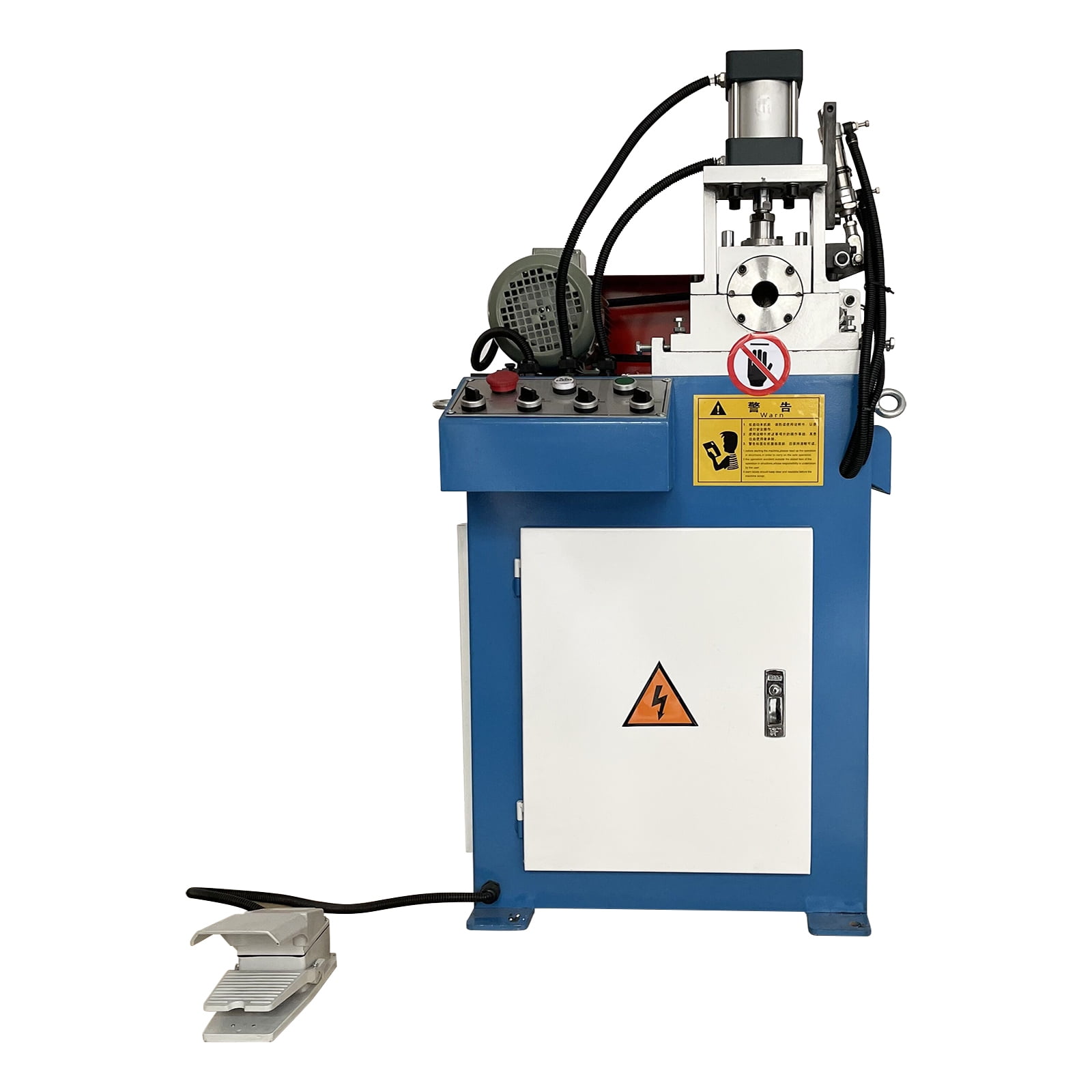 INTSUPERMAI Automatic Hydraulic Pneumatic Chamfering Bevel Machine 220V ...