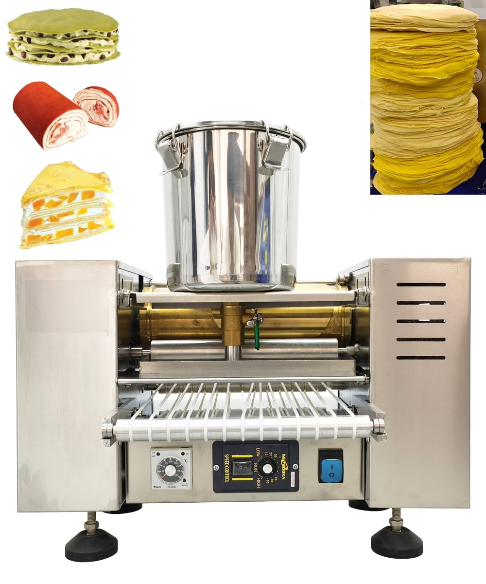 INTSUPERMAI Automatic Mini Mille Crepe Cake Machine Pancake Skin ...