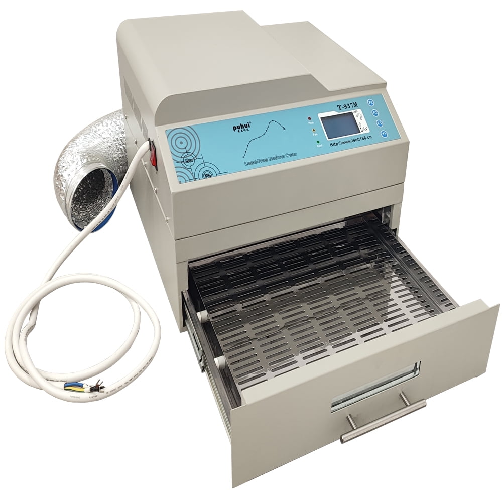 INTSUPERMAI Benchtop SMT Reflow Soldering Oven T937M Automatic PCB ...