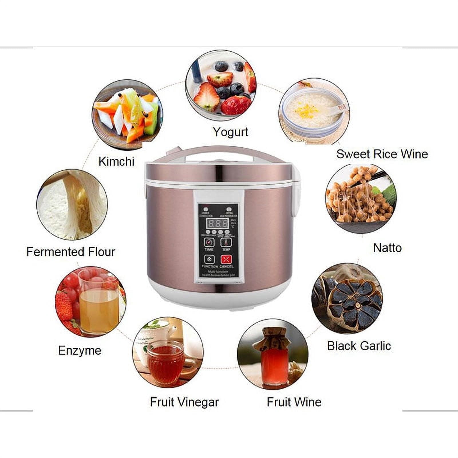 INTSUPERMAI Black Garlic Fermenter Yogurt Natto Fruit Wine Fermentation ...