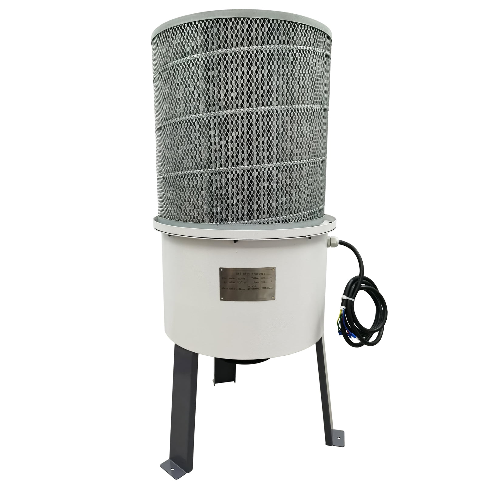 INTSUPERMAI Centrifugal Oil Mist Purifier Filtration Oil Mist ...
