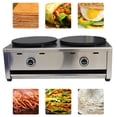 INTSUPERMAI Commercial Gas Crepe Maker Nonstick Pancake Machine Double ...