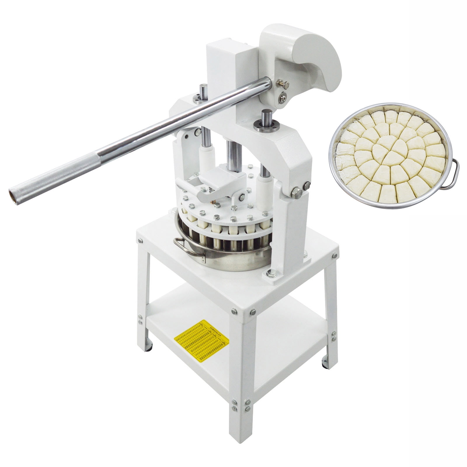 INTSUPERMAI Commercial Manual Dough Divider 40 Pcs Hand Press Dough ...
