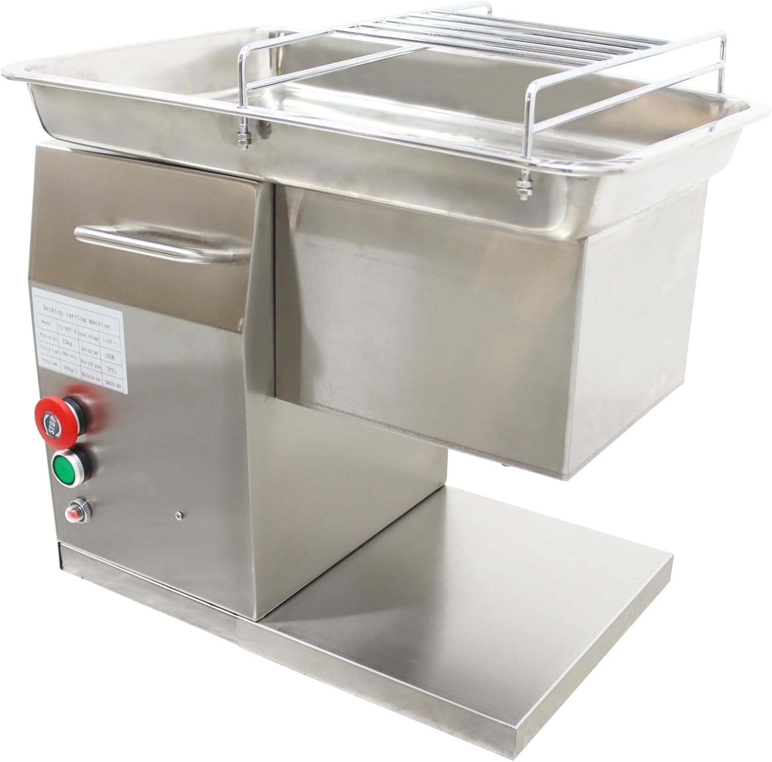 INTSUPERMAI Commercial Meat Cutting Machine Meat Slicer with 3mm Blade ...