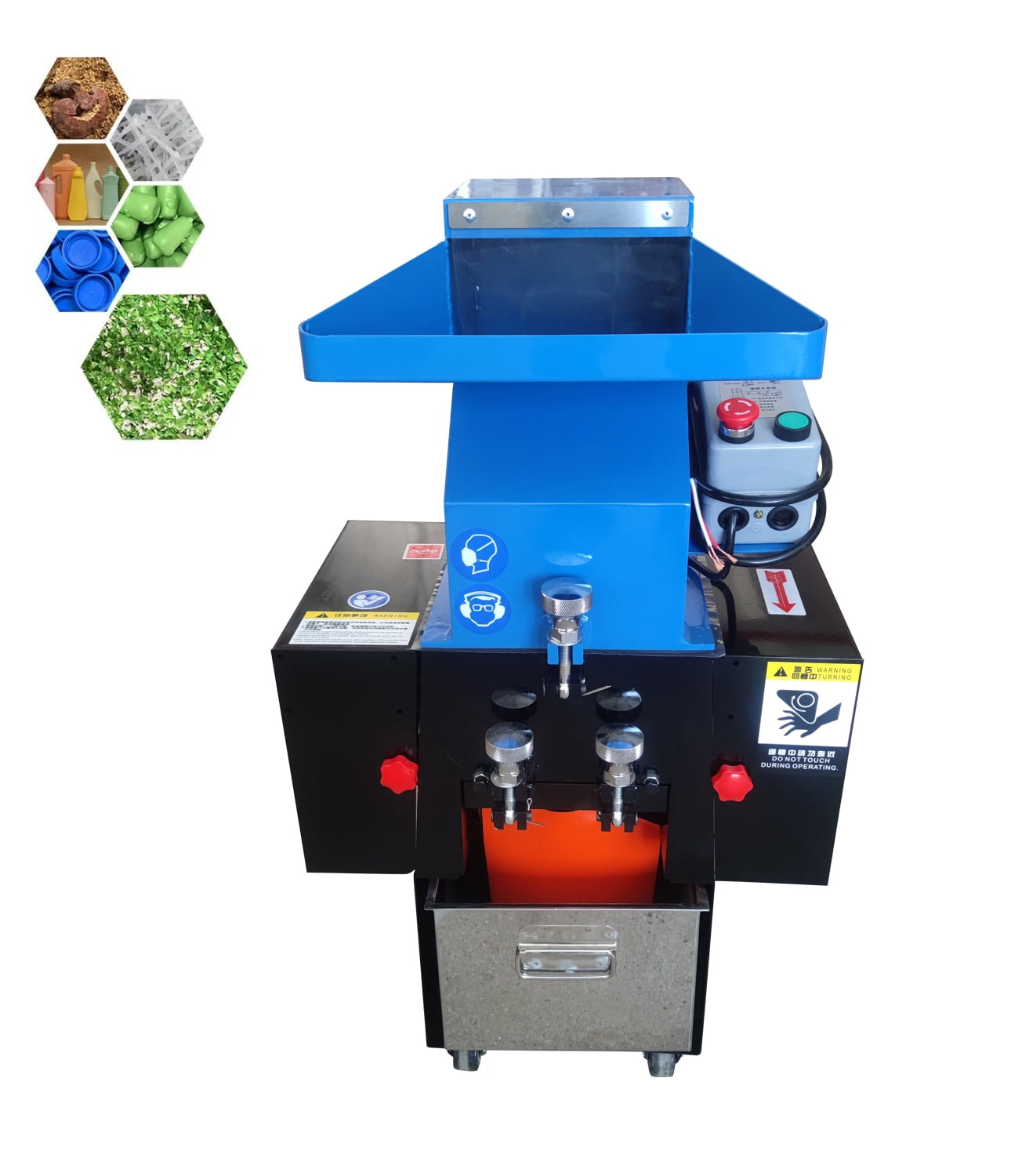 INTSUPERMAI Commercial High-Efficiency Bone Crusher Food Waste Shredder ...