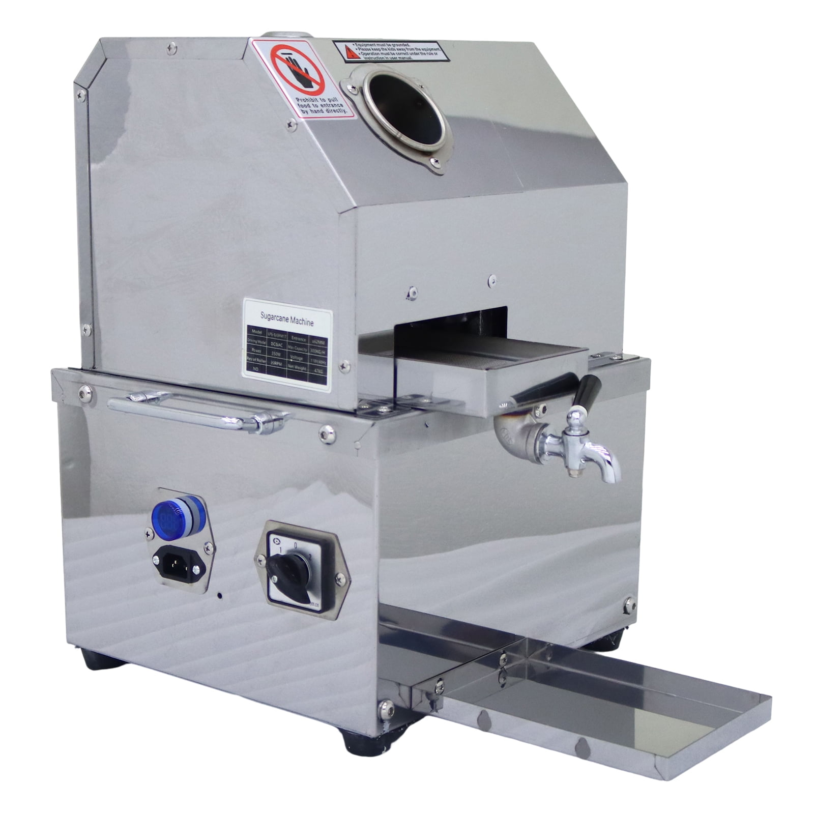 INTSUPERMAI Electric Sugar Cane Juicer, Vegetable Extractor, 110V to ...