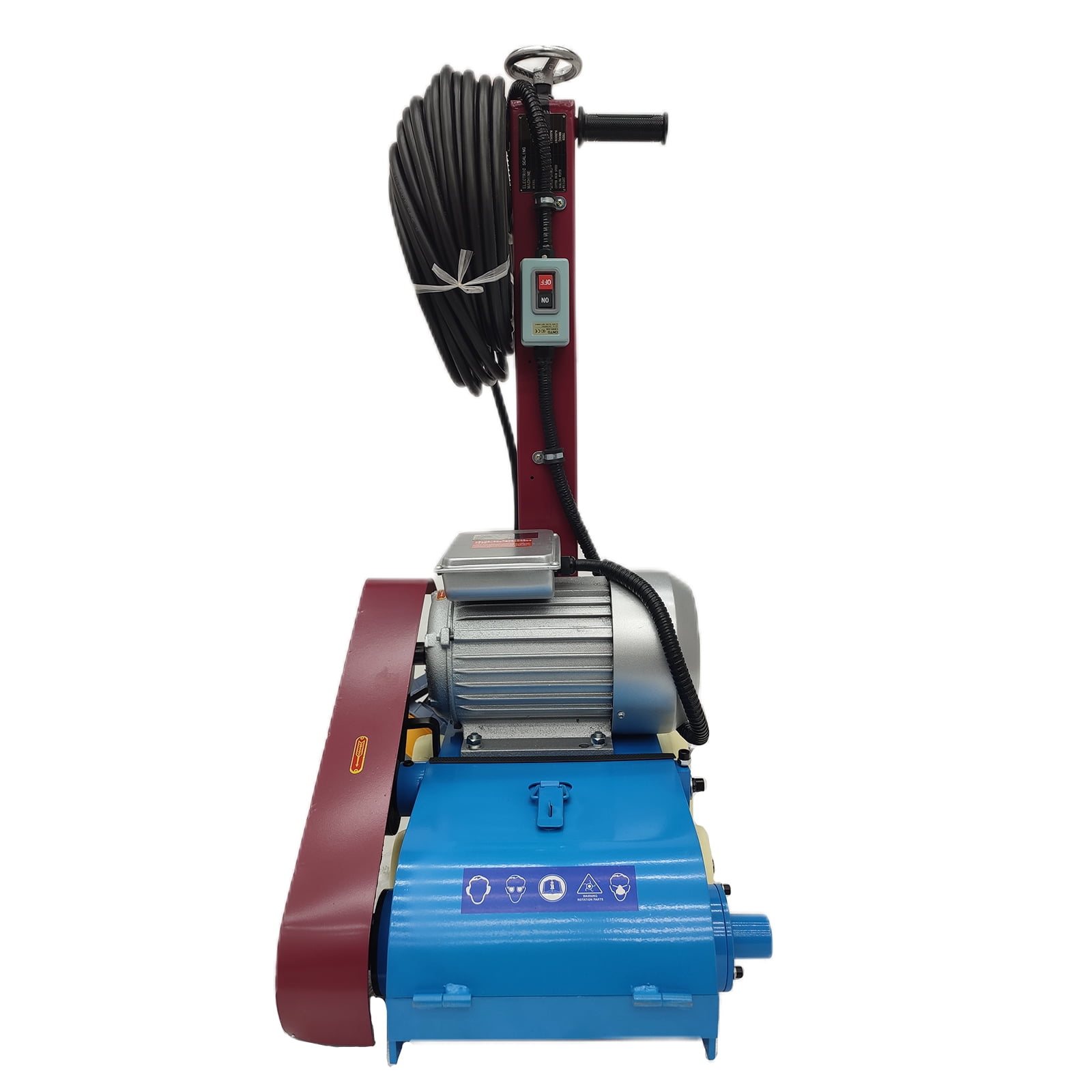 INTSUPERMAI Electric Deck Rust Remover Hand Push Steel Plate Surface ...