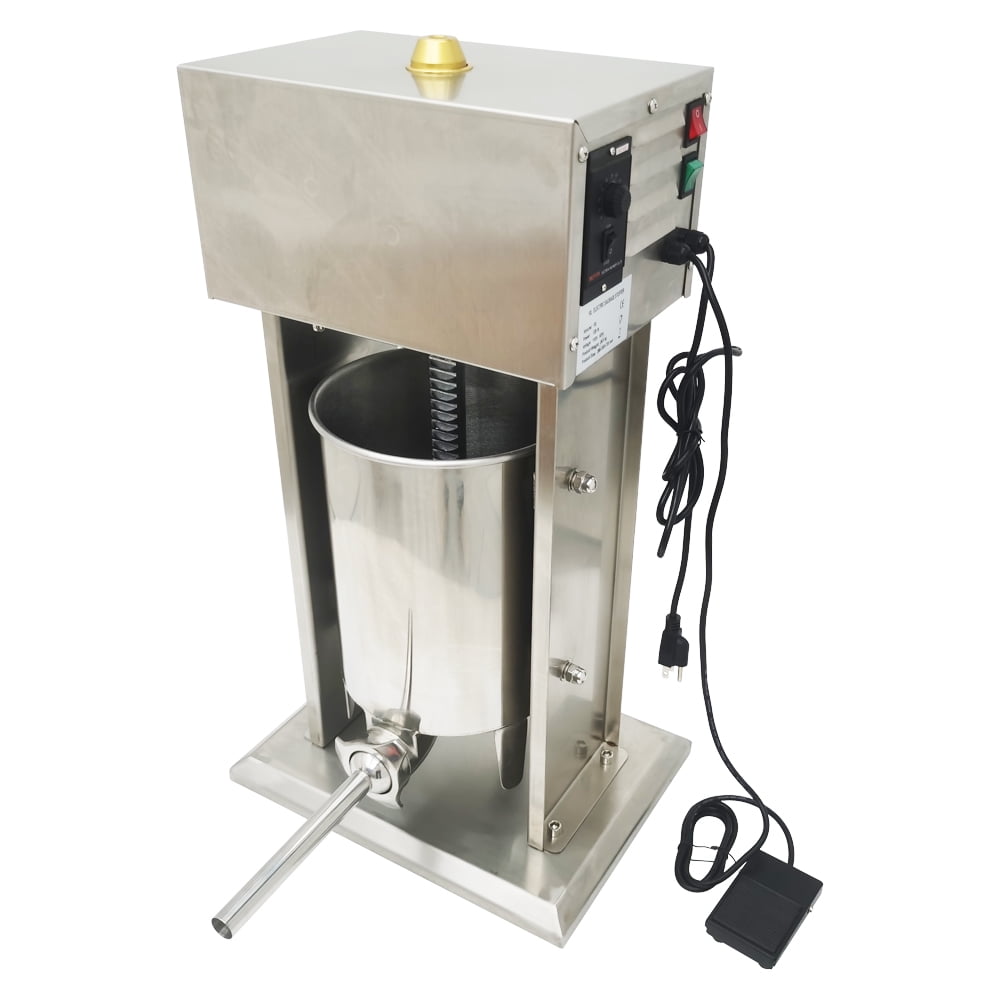 INTSUPERMAI Electric Sausage Stuffer 10L Sausage Making Mahchine ...