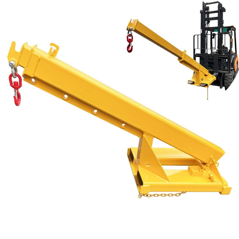 Forklift Jib Boom Attachment Forklift Short Mobile Crane Lifting Hoist