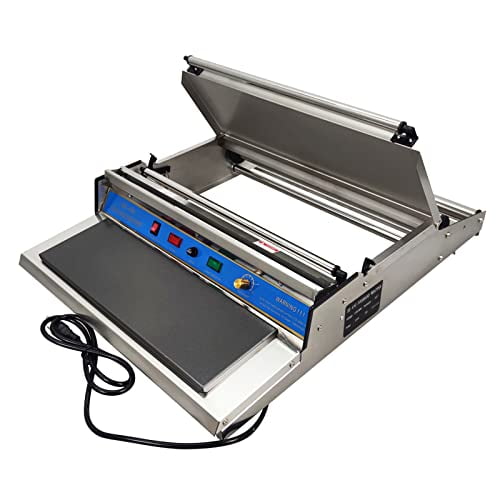 INTSUPERMAI Hand Wrapping Machine 17.8 Inch Impulse Sealer Heat Cutting ...