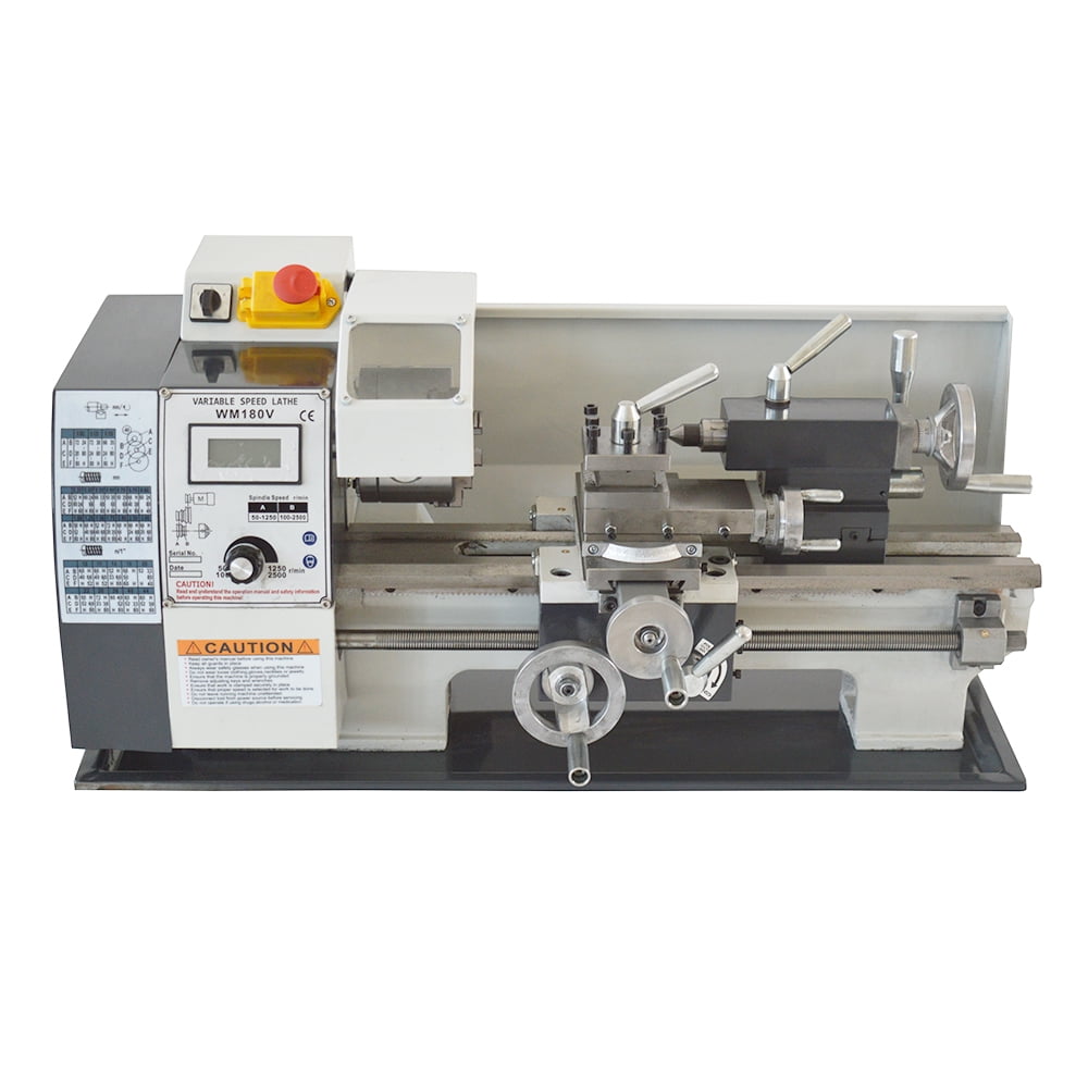 INTSUPERMAI Inch Thread Precision Metal Lathe 7"x12" Brushless Motor ...