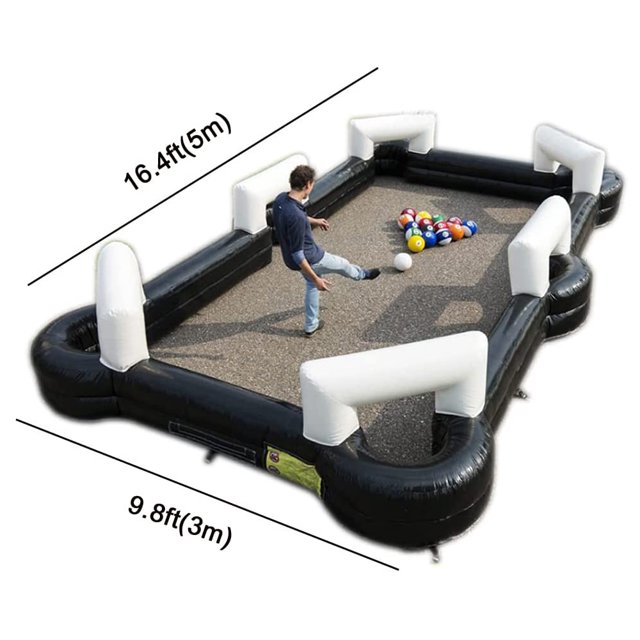 INTSUPERMAI Inflatable Snook Human Billiards Inflatable Pool Table ...