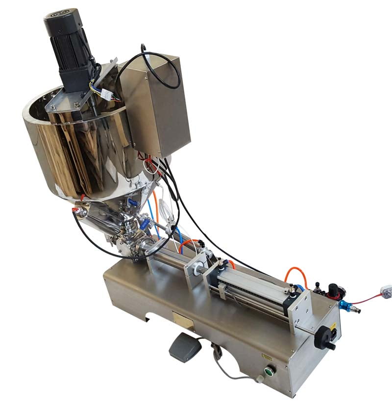 INTSUPERMAI Paste Liquid Heating Mixing Filling Machine with Vertical ...
