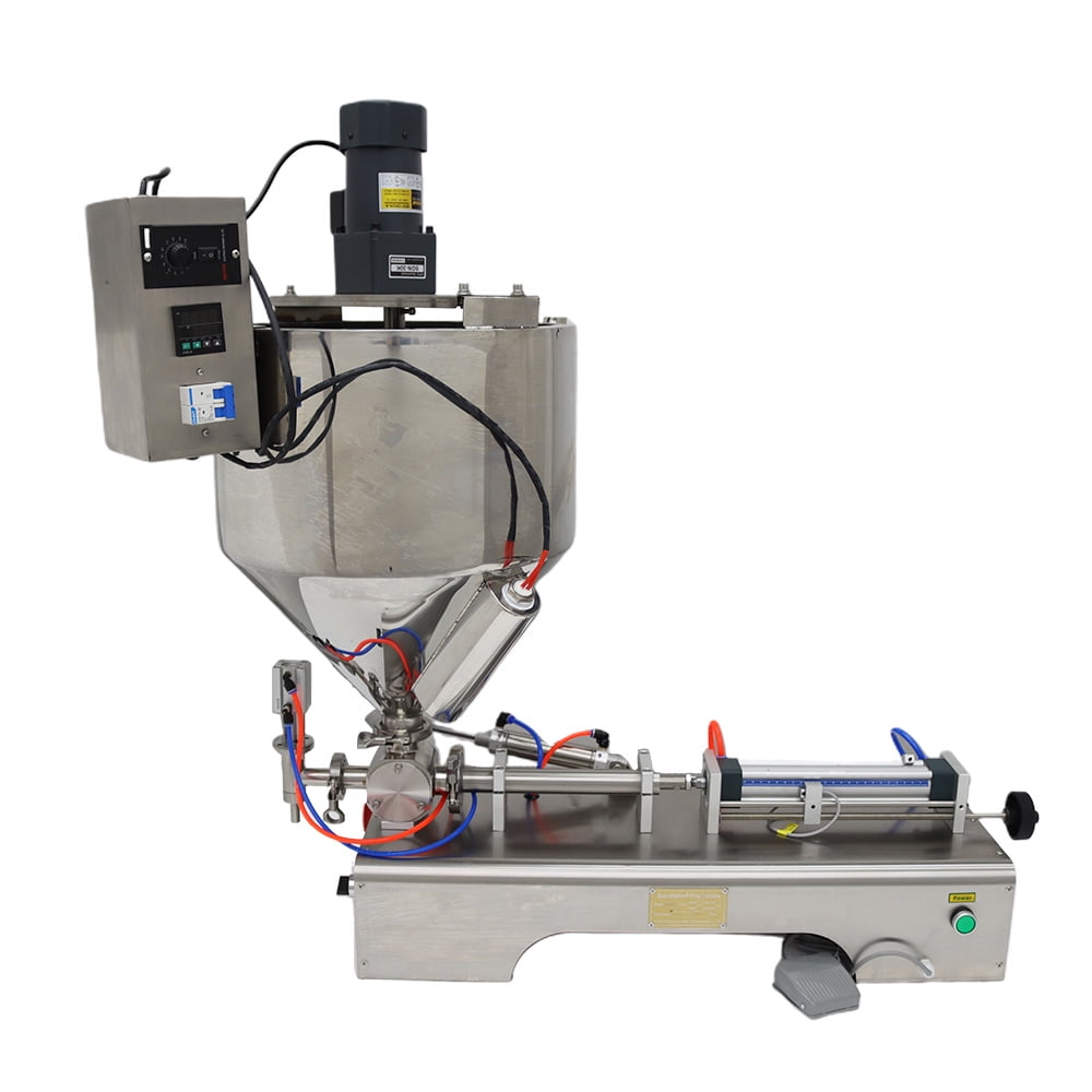 INTSUPERMAI Pneumatic Paste Liquid Heating Stirring Filling Machine 5 ...