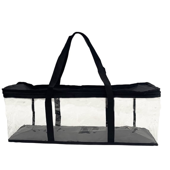 INTSUPERMAI Portable CD Bag DVD Storage Bag Clear PVC Toy Book Hat ...