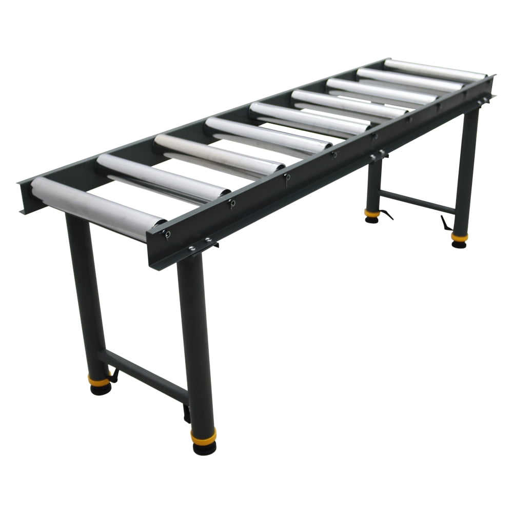 INTSUPERMAI Portable Roller Conveyor Table Stand 9 Rolls with ...