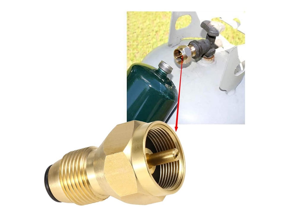 INTSUPERMAI Propane Refill Adapter Lp Gas Cylinder Tank Coupler Furnace ...