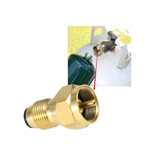 INTSUPERMAI Propane Refill Adapter Lp Gas Cylinder Tank Coupler Furnace ...