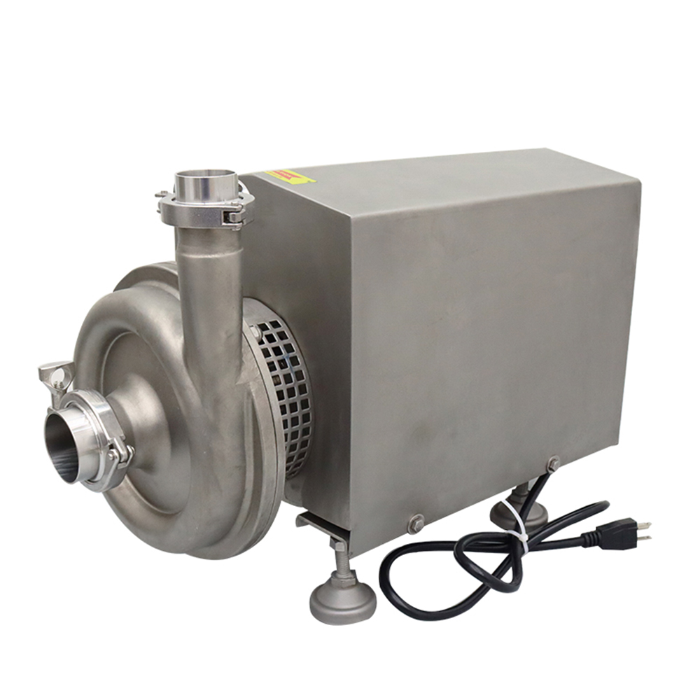 INTSUPERMAI Sanitary Centrifugal Water Pump Milk Wine Liquid Transfer Pump Stainless Steel ...