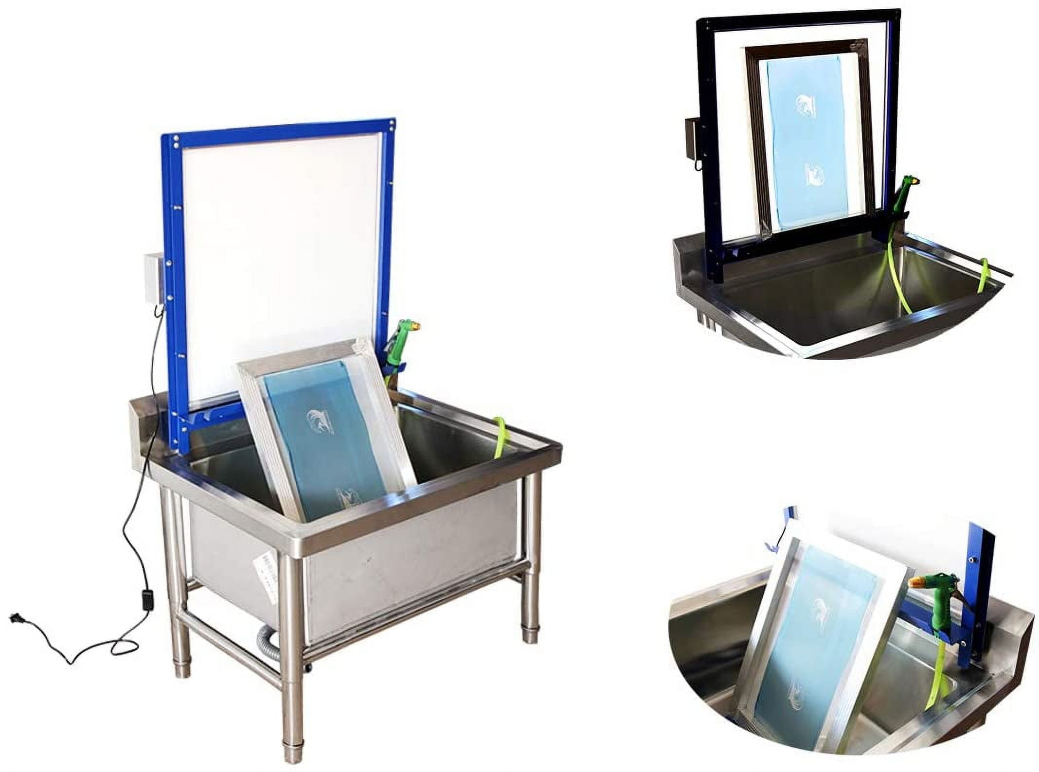 INTSUPERMAI Screen Printing Washout Tank Screen Frame Washing Booth ...