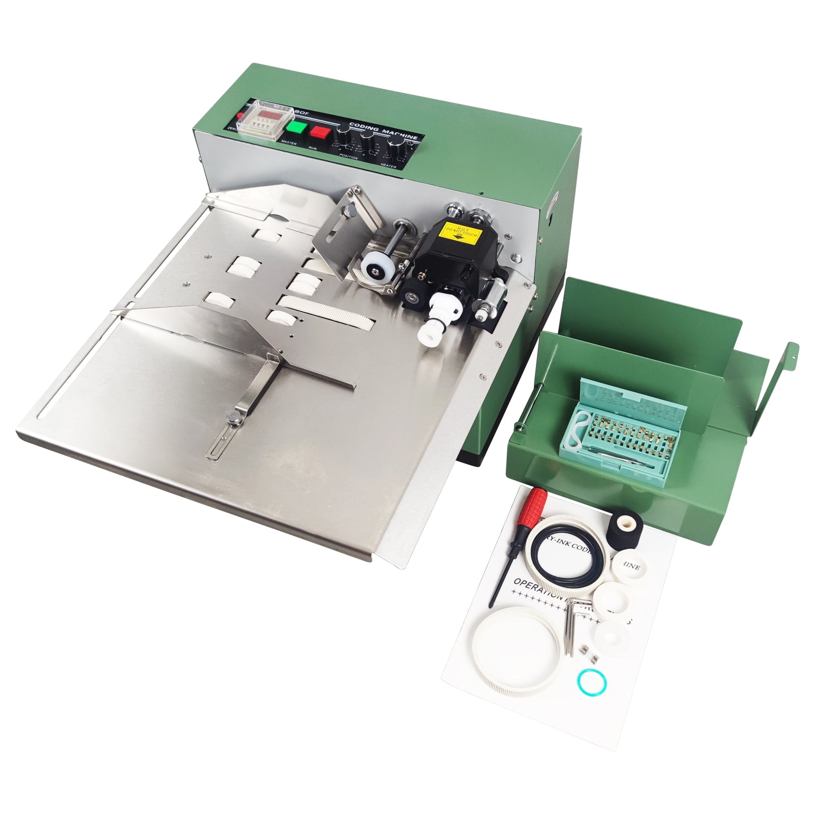 INTSUPERMAI Solid Ink Coding Machine Batch Number Expiry Date Printer ...