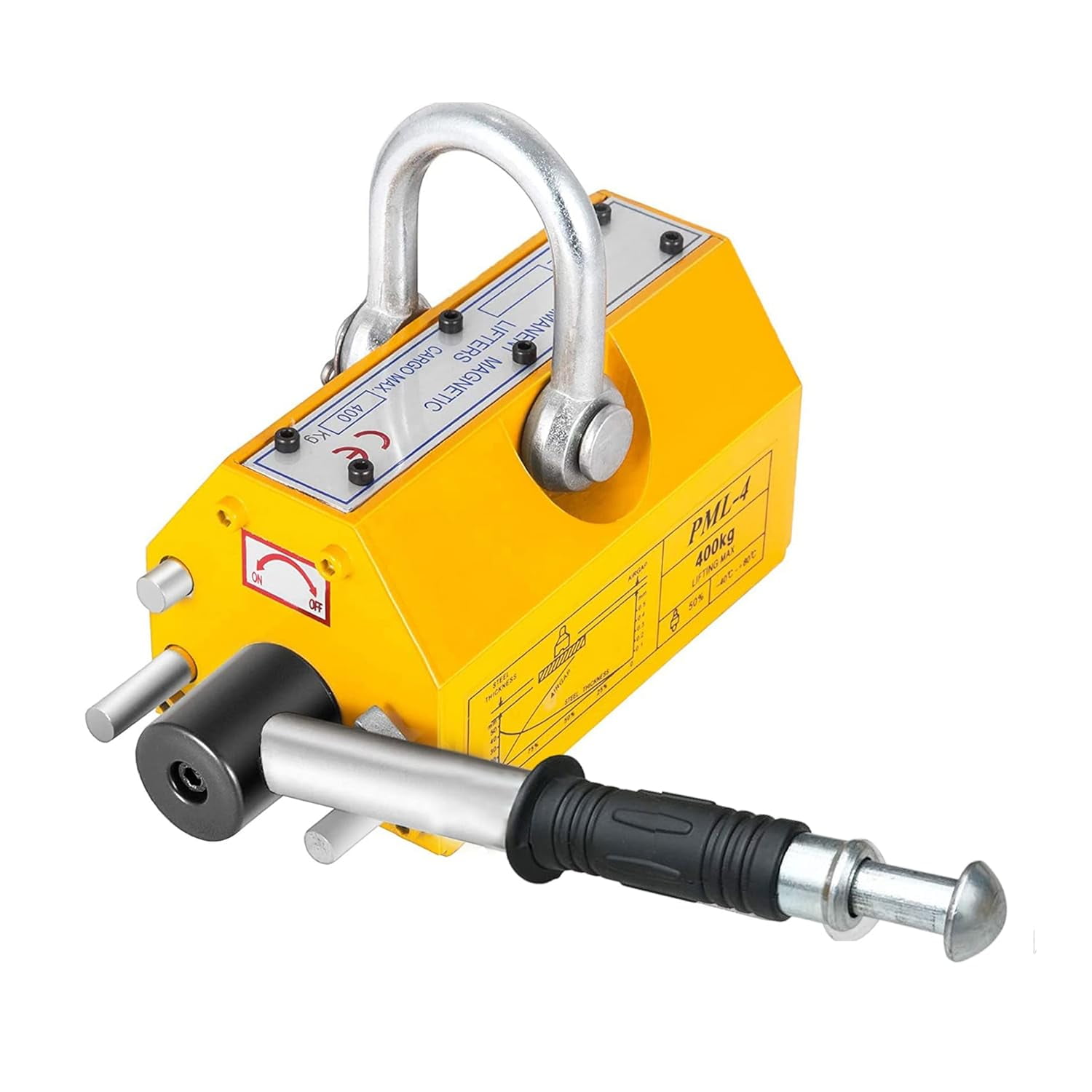 INTSUPERMAI Steel Magnetic Lifter Lifting Magnet with Release Heavy ...