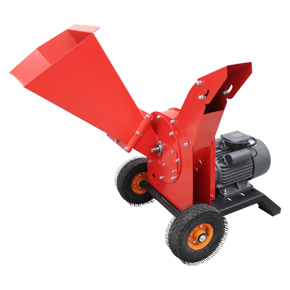 INTSUPERMAI Wood Crusher Wood Chipper Tree Branch Shredder Machine 220V ...
