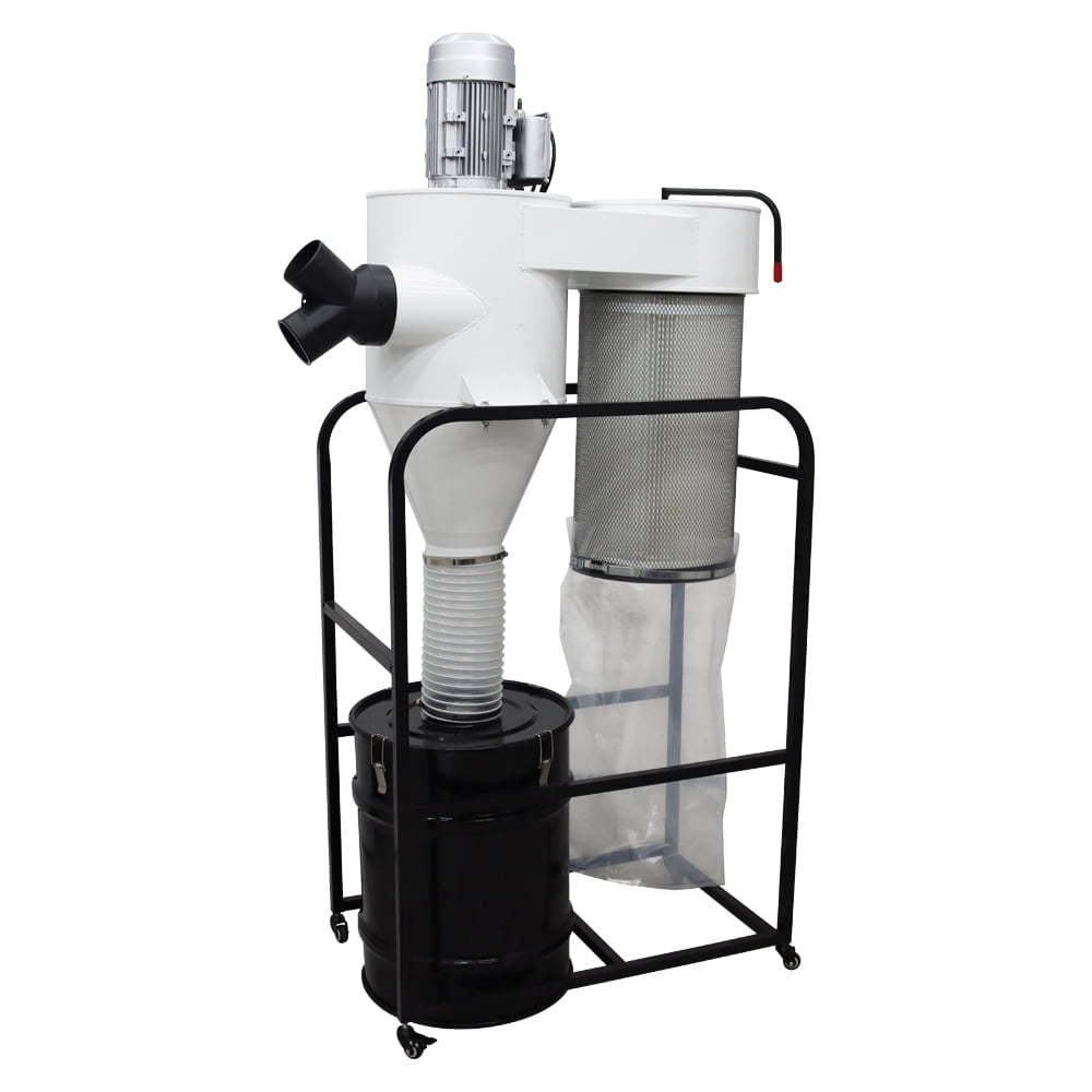 INTSUPERMAI Woodworking Cyclone Dust Collector 2.2KW 220V with Dust Bag ...