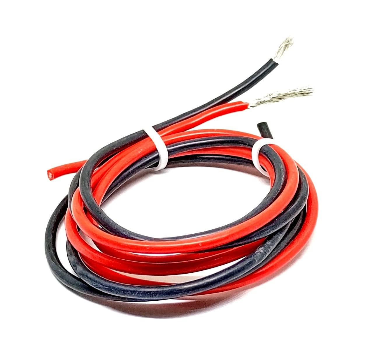 INVENTO 8mtr 13 AWG 25 sqmm Durability 75A Tinned Copper Silicone Wire ...