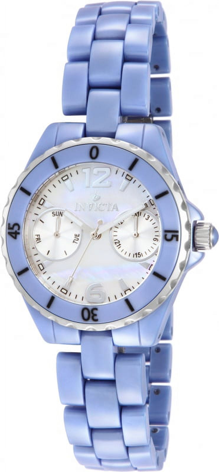 INVICTA CERAMICS SWISS MOVEMENT QUARTZ WATCH - BLUE, STAINLESS STEEL ...