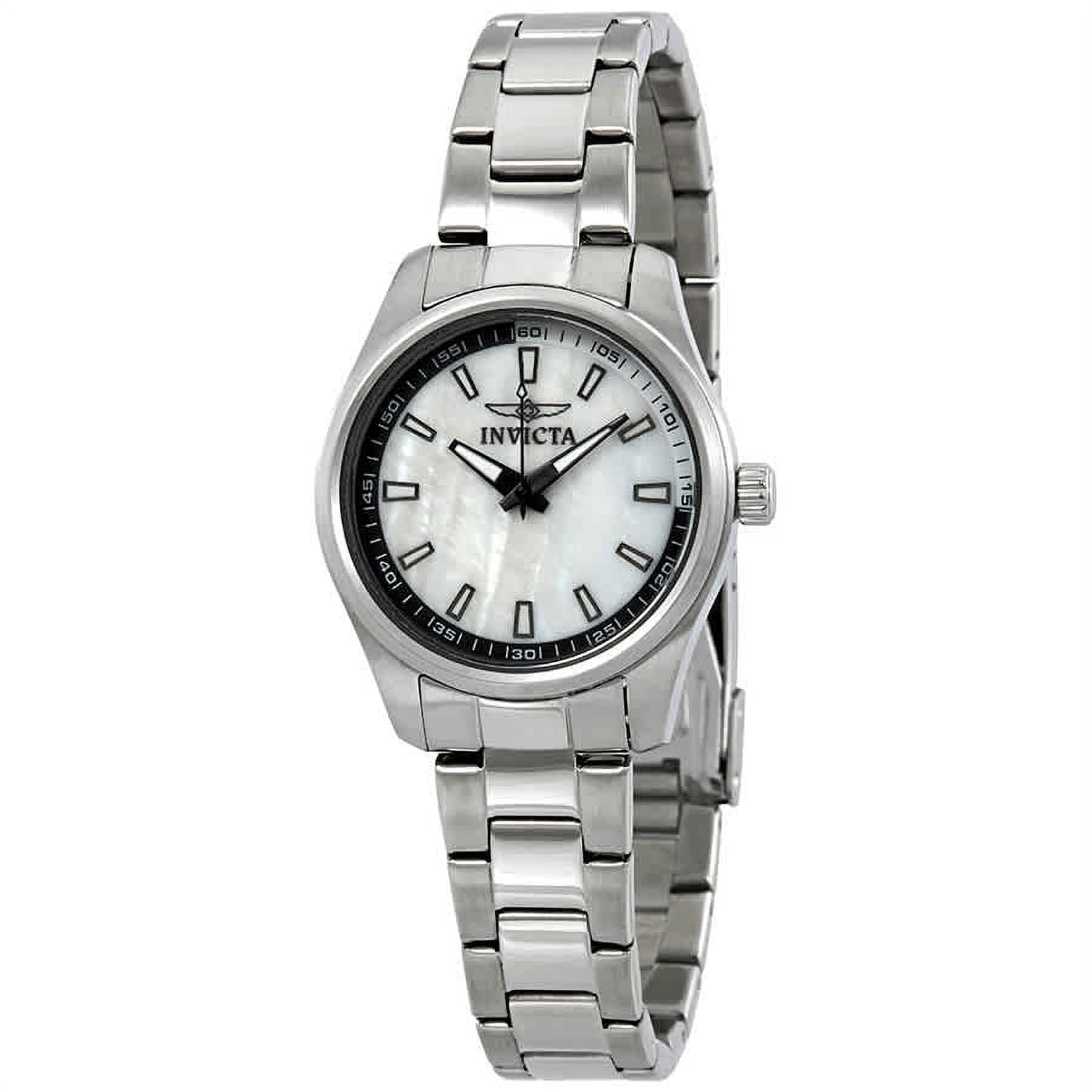 INVICTA Watch 12830 Stainless Steel Quartz Female Silver - Walmart.com