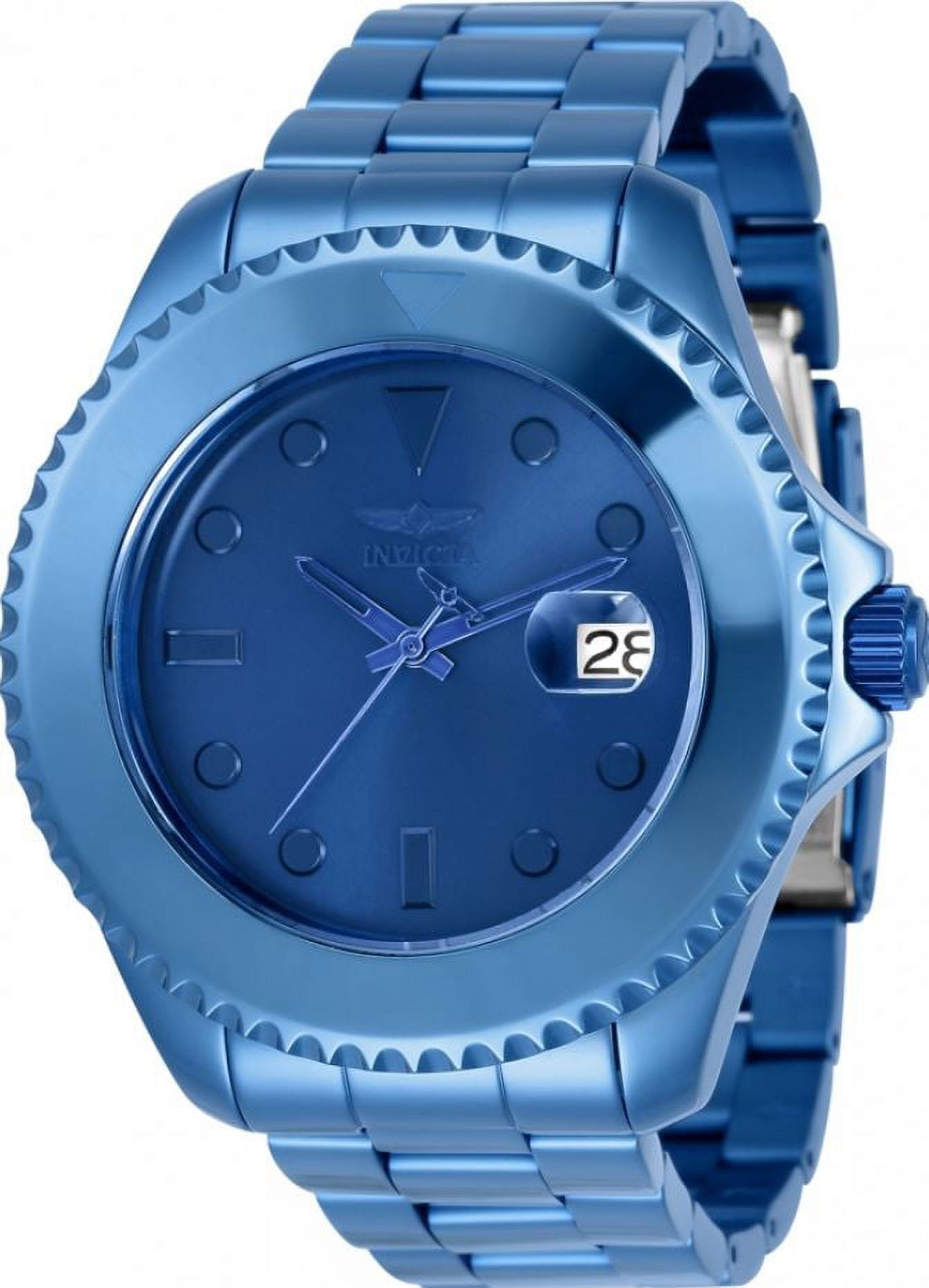 INVICTA Watch 35040 Stainless Steel Automatic Male Blue - Walmart.com