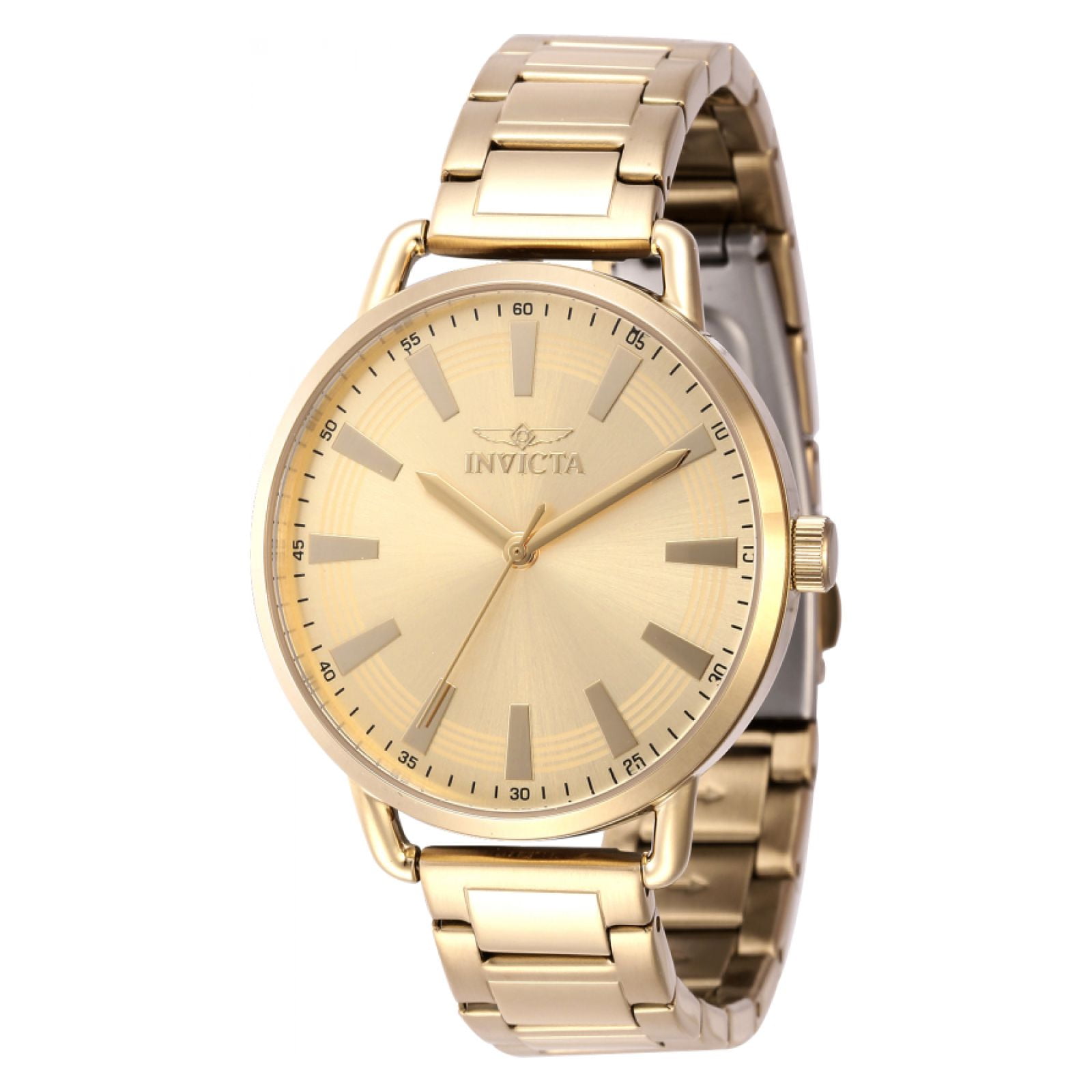 INVICTA Watch 46332 Stainless Steel Quartz Female Gold - Walmart.com